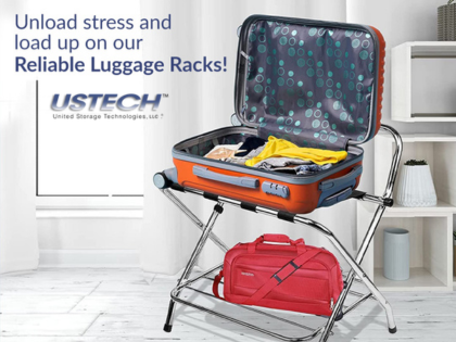 Space Saving Folding Luggage Racks from USTech – USTECH