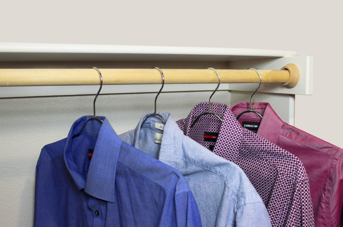 Home Deluxe Standard Shaped Chrome Alloy Steel Hangers w/ Pant Bar ...